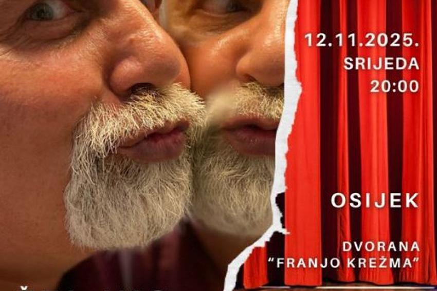 Željko Pervan u Osijeku predstavlja svoj stand-up show "NEMA MENI ...